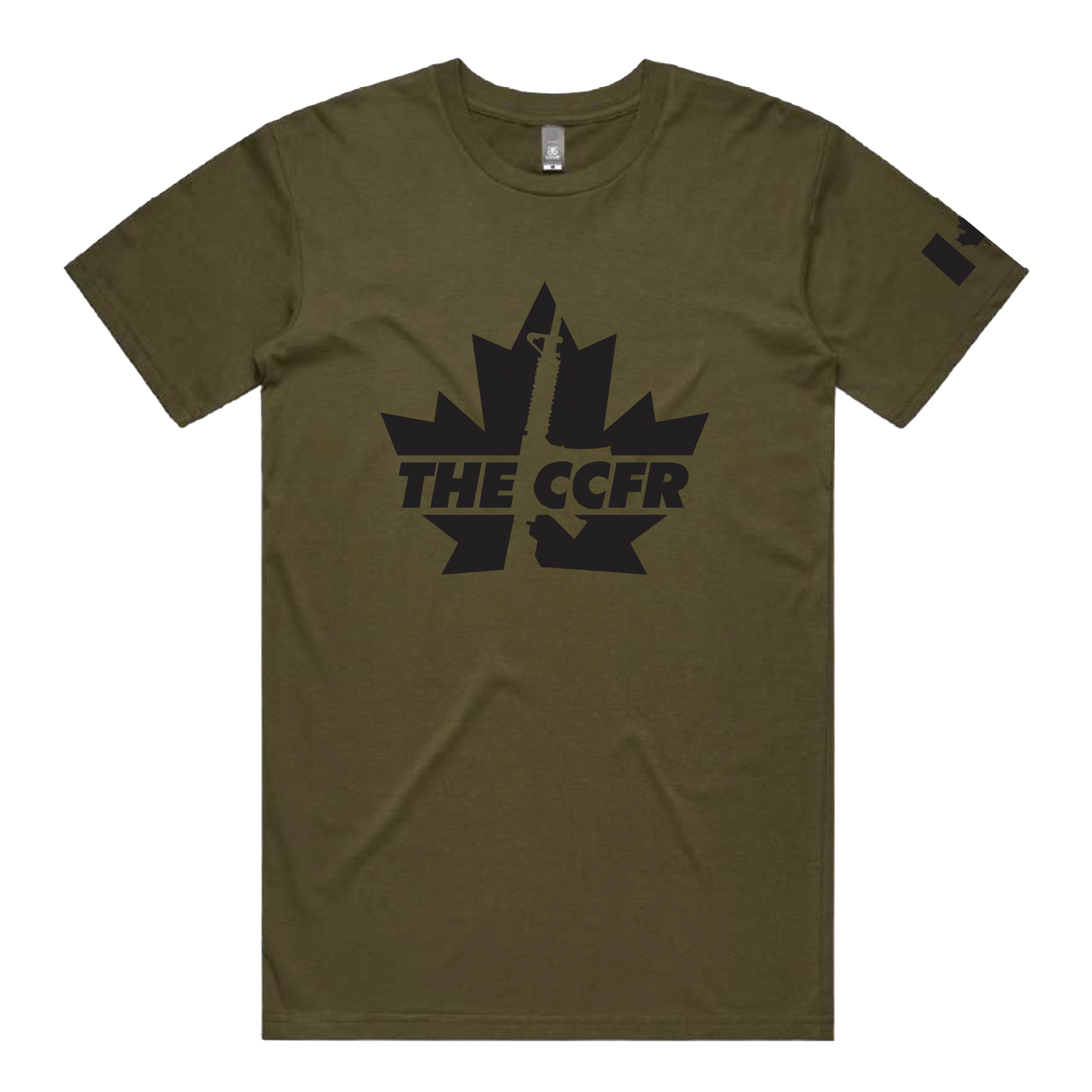 Mens CCFR Logo Tees – Canadian Coalition for Firearm Rights