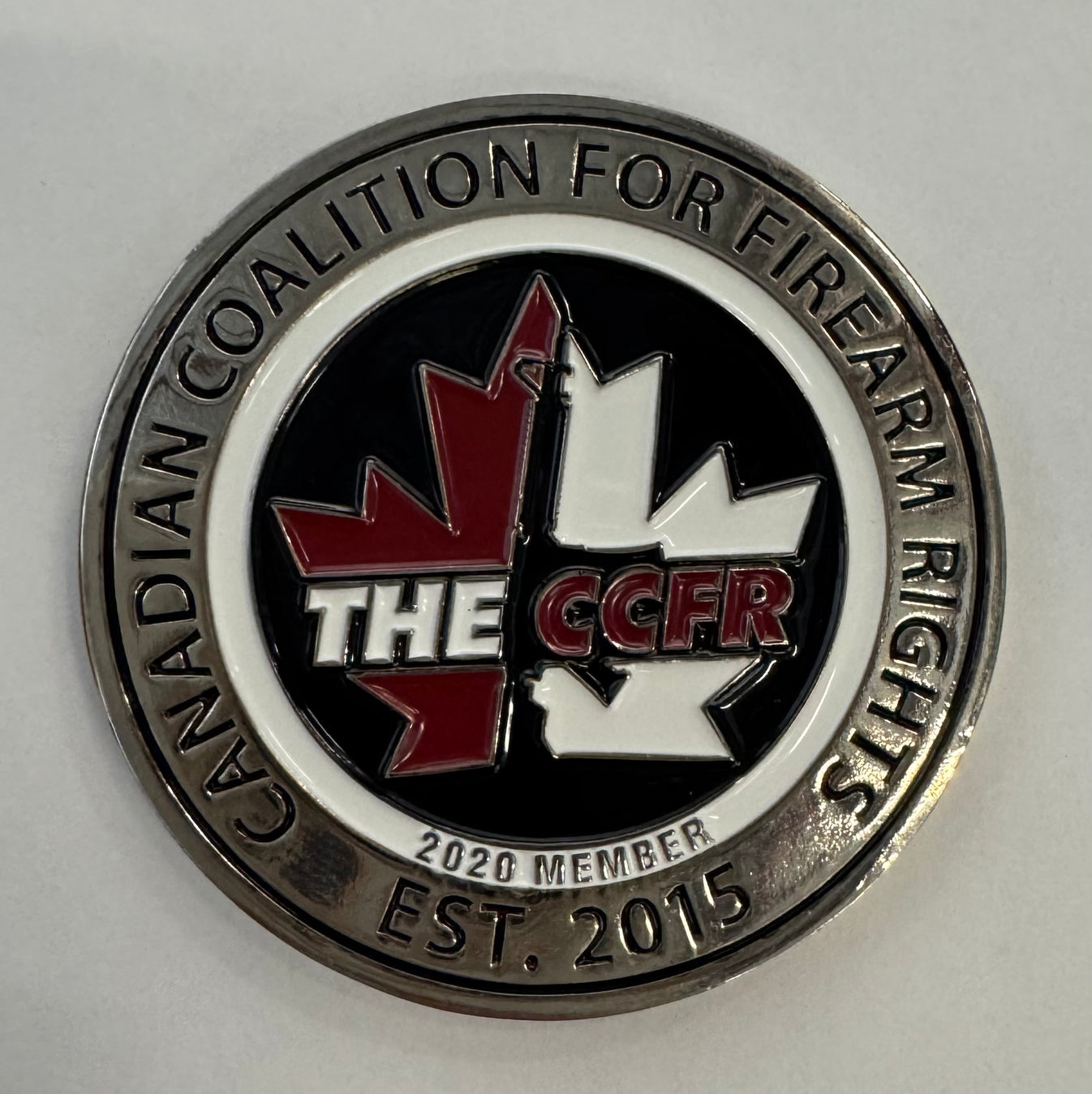 Double Sided Challenge Coin – Canadian Coalition for Firearm Rights