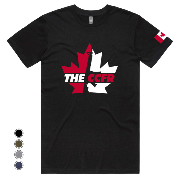 Mens CCFR Logo Tees – Canadian Coalition for Firearm Rights