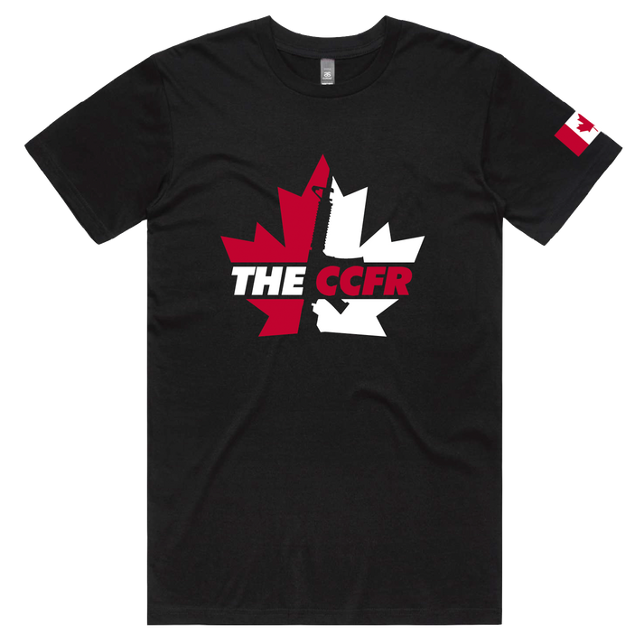 Mens CCFR Logo Tees – Canadian Coalition for Firearm Rights