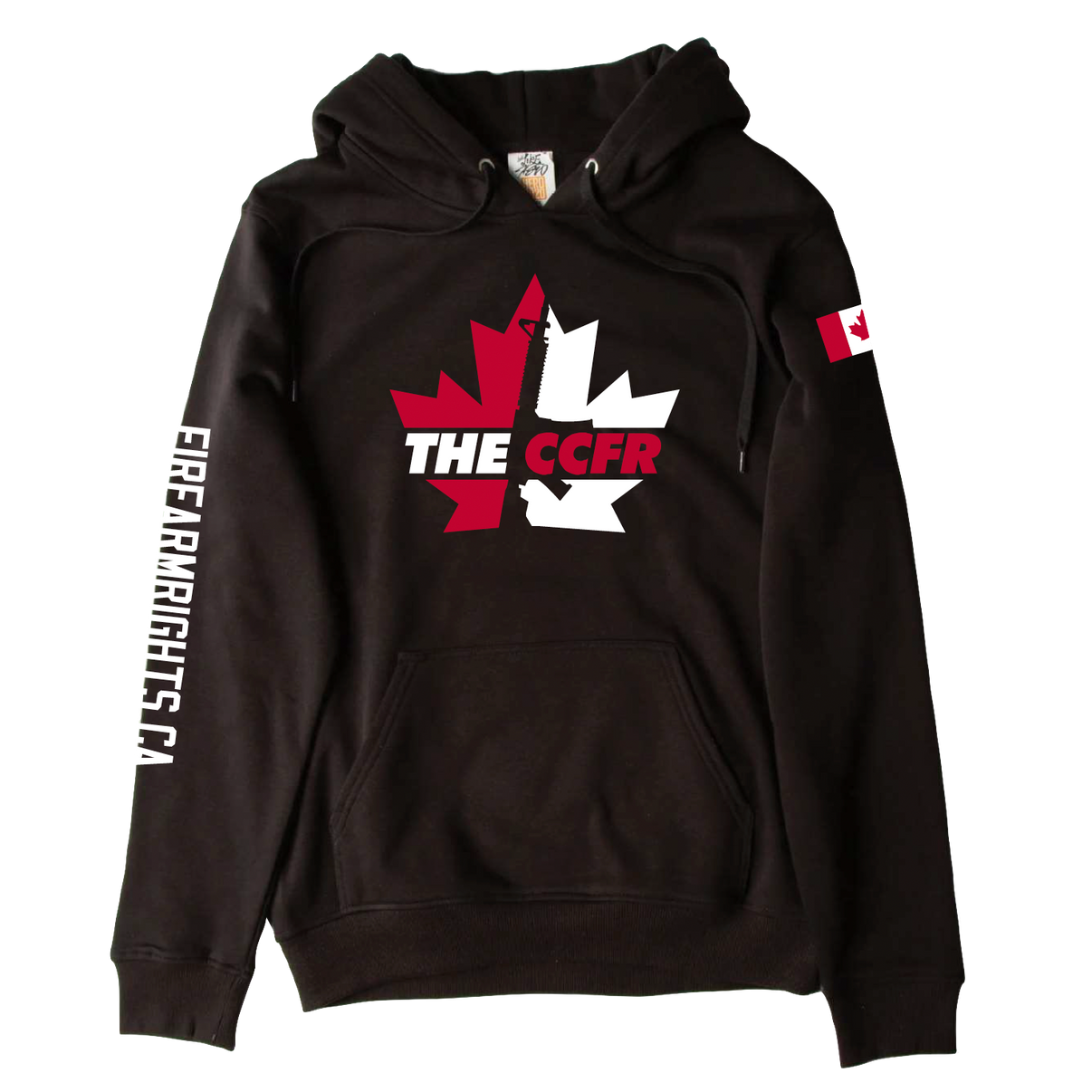 Black CCFR Logo Hoodie – Canadian Coalition for Firearm Rights
