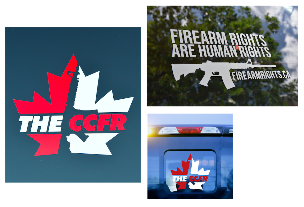 CCFR Sticker Pack – Canadian Coalition for Firearm Rights